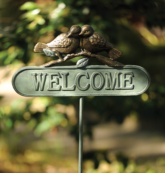 Birds Welcome Sign – Charleston Gardens