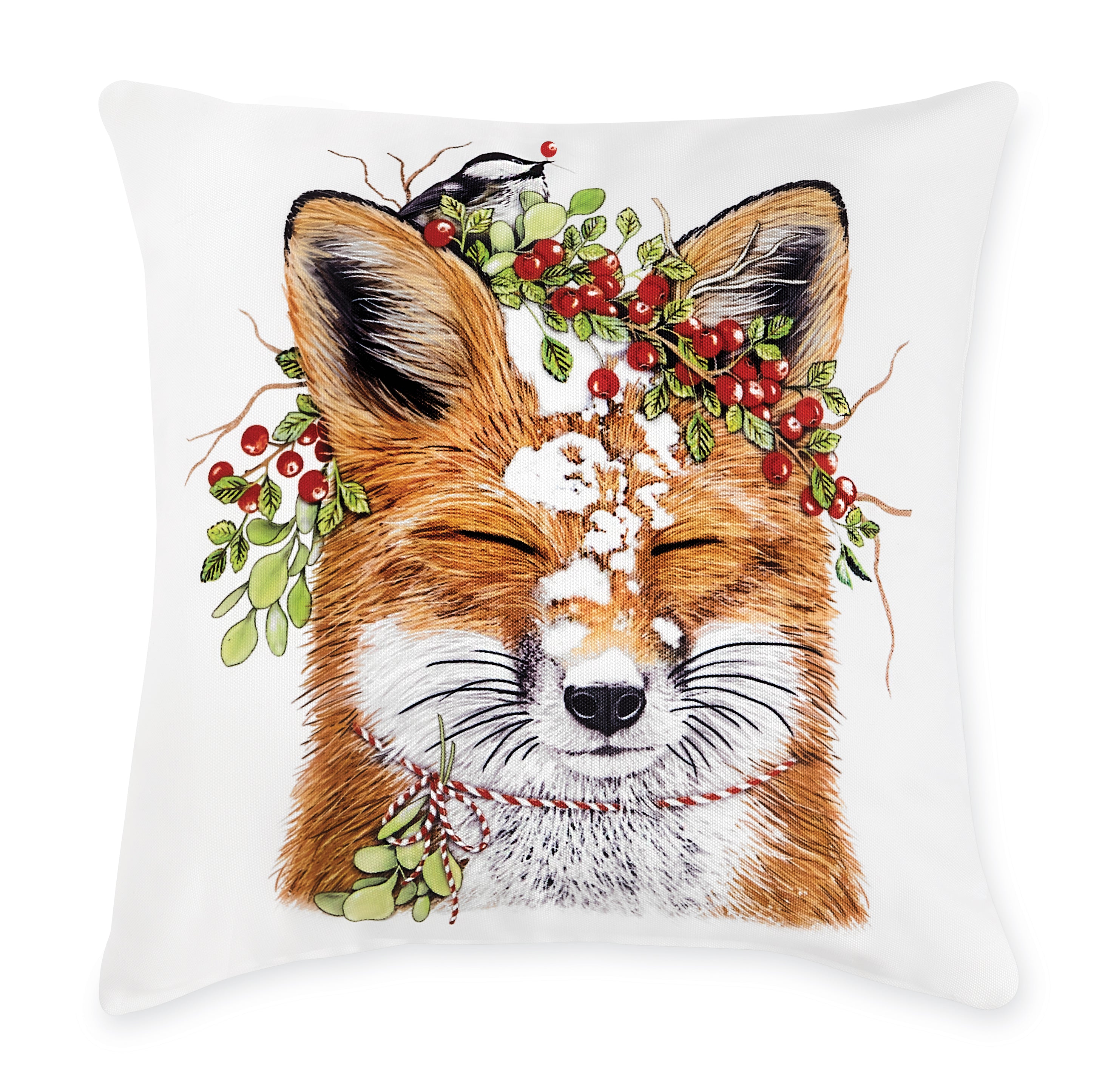 Winter Fox Pillow – Charleston Gardens