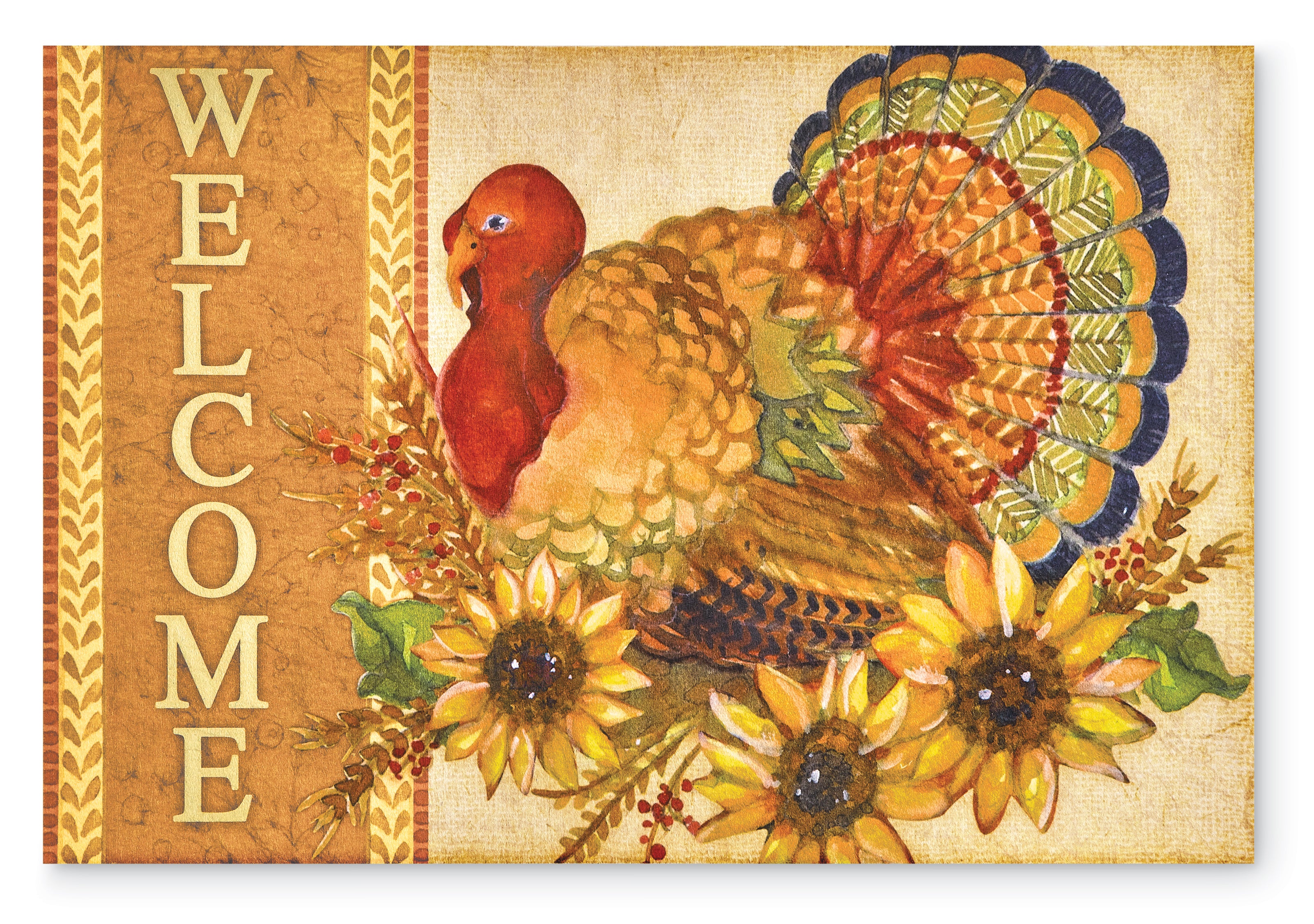Welcome Thanksgiving Rug – Charleston Gardens
