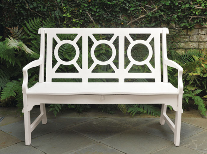 Window Back Bench – Charleston Gardens