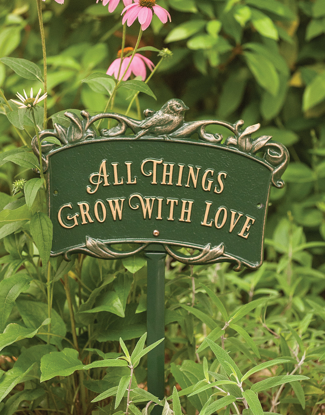 All Things Grow with Love Sign – Charleston Gardens