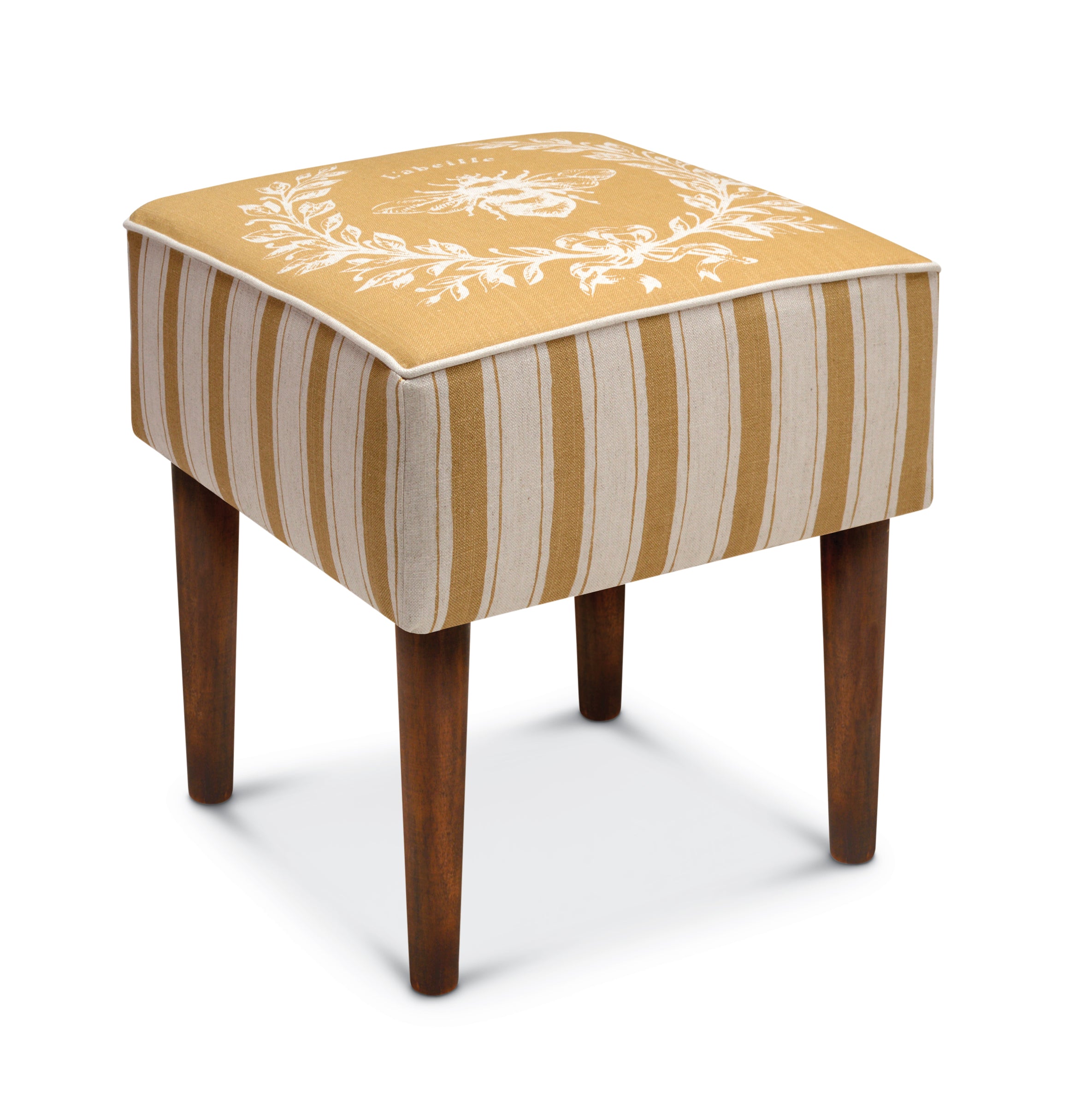 Bee Stripe Stool – Charleston Gardens