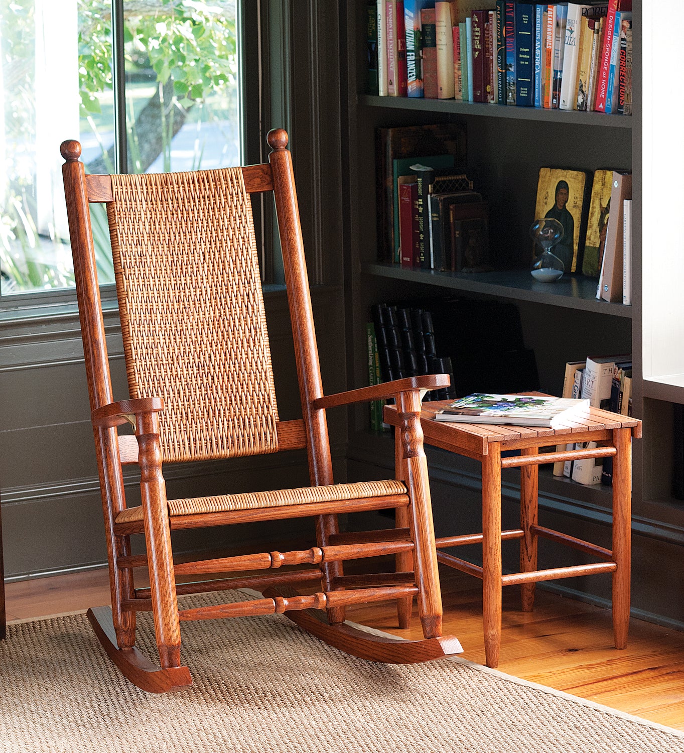 Oak Slat Table – Charleston Gardens