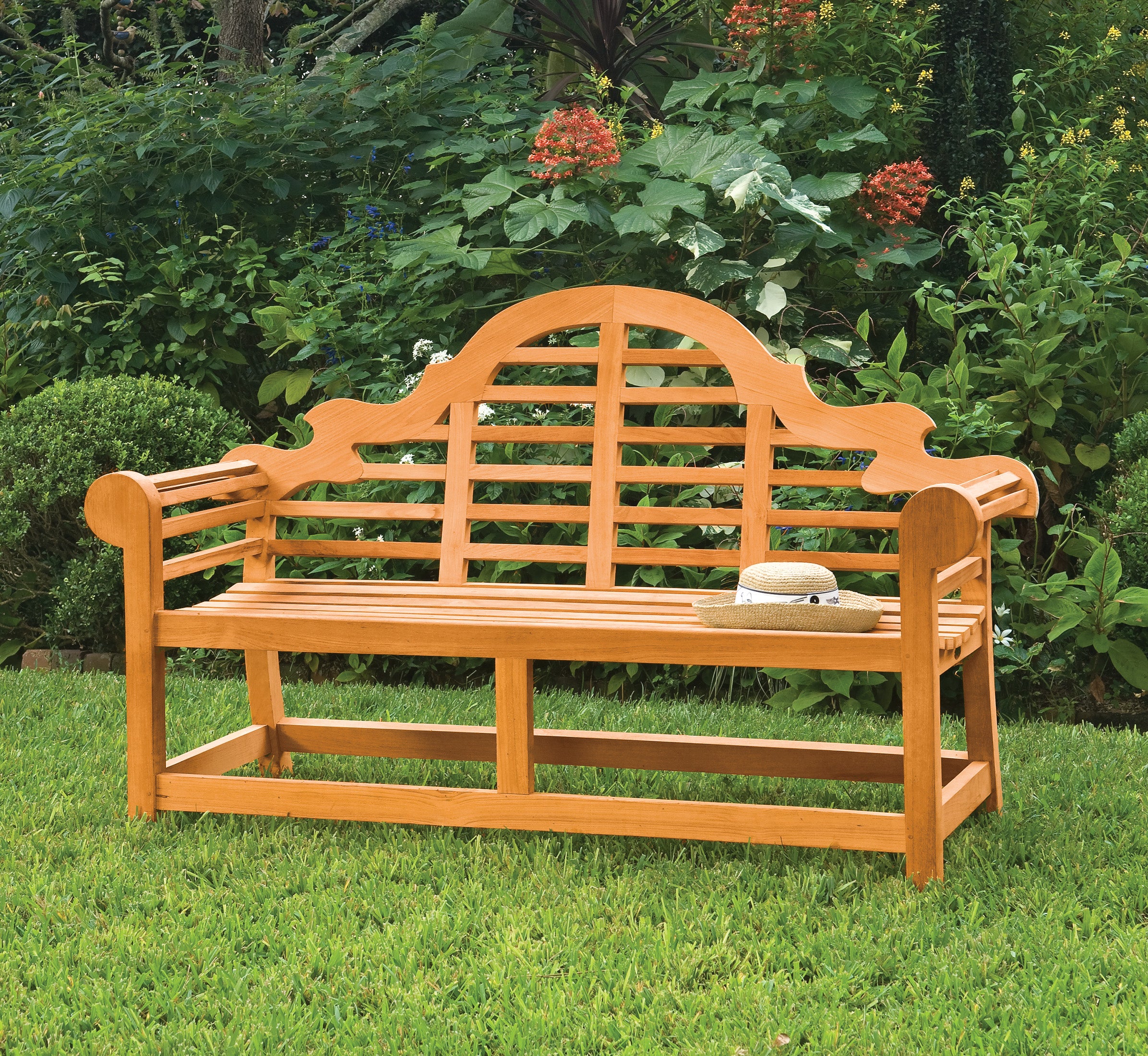Sissinghurst Teak Bench – Charleston Gardens